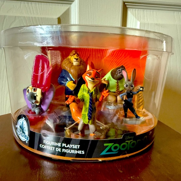 Disney | Toys | Disney Zootopia Figurine Playset Cake Topper New 5 ...